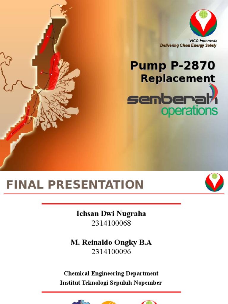 Presentation of Internship Project | PDF | Pump | Chemical Engineering