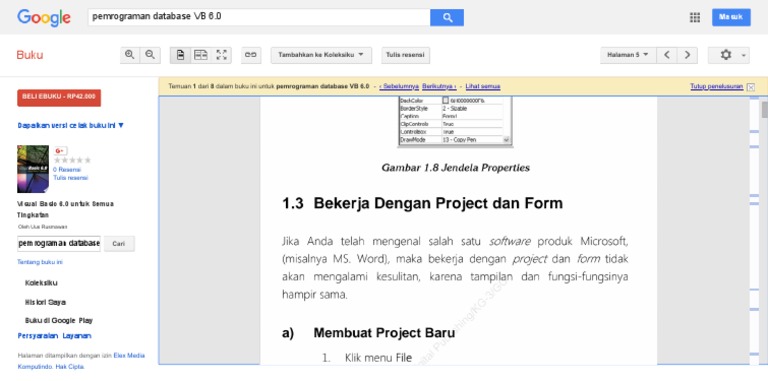 Visual Basic 6.0 Untuk Semua Tingkatan - Uus Rusmawan - Google Buku | PDF