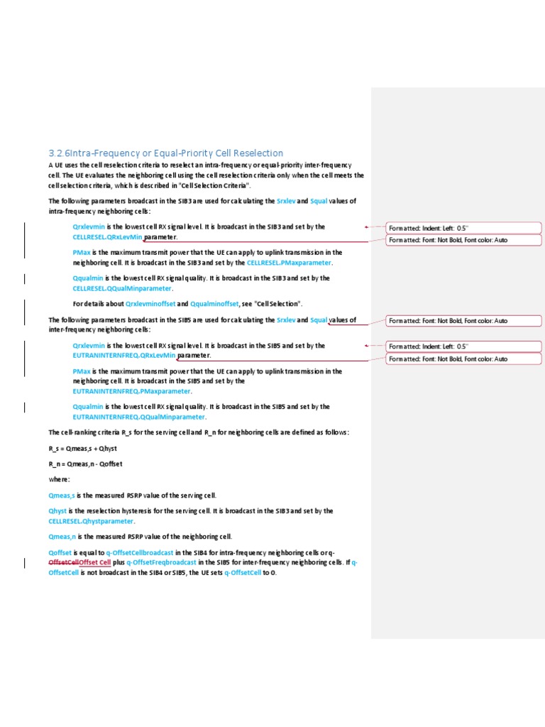 LTE Cell Reselection Priority | Download Free PDF | Telecommunications ...