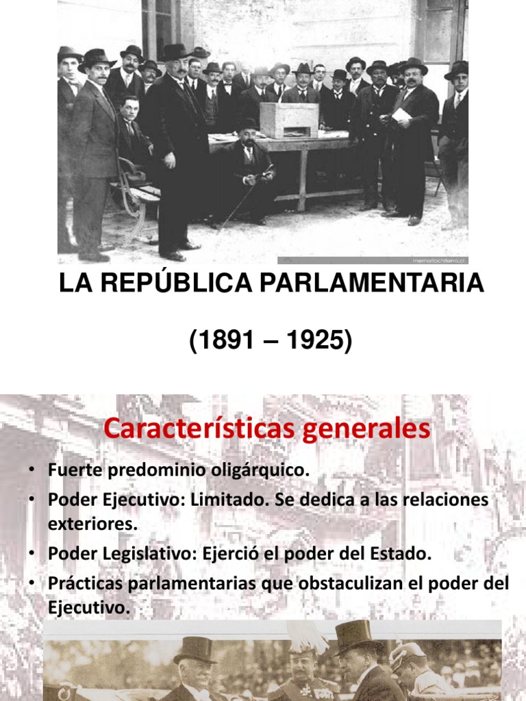 Características de la República Parlamentaria | PDF | Sistema ...
