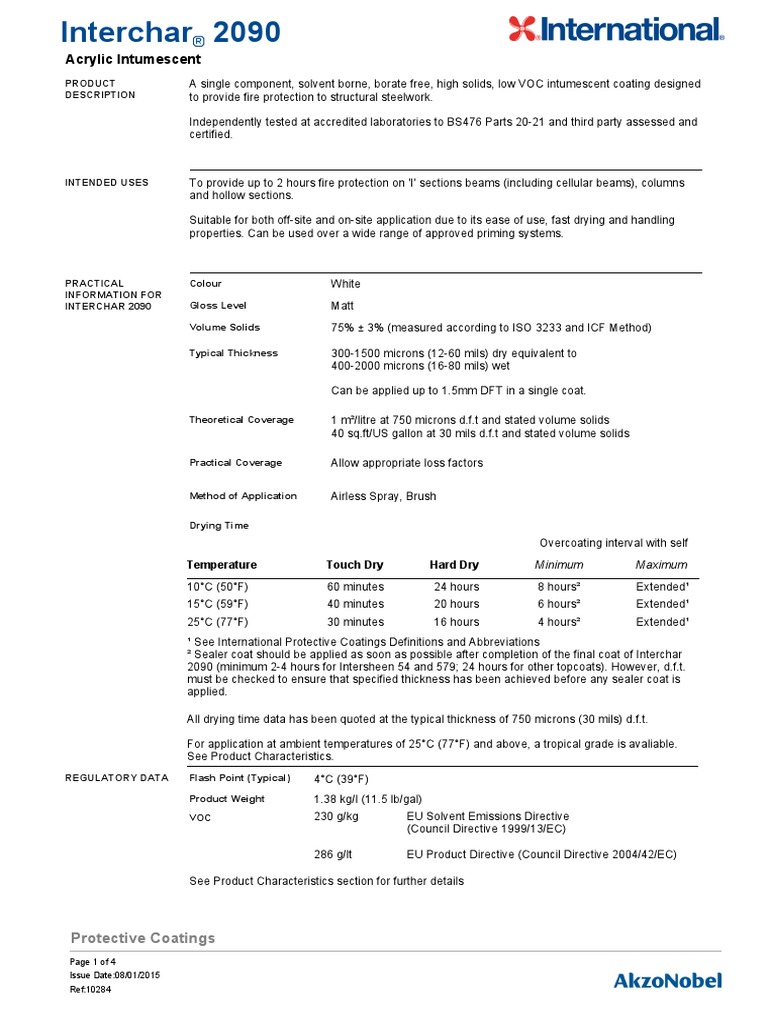 Interchar 2090 | PDF | Humidity | Ventilation (Architecture)