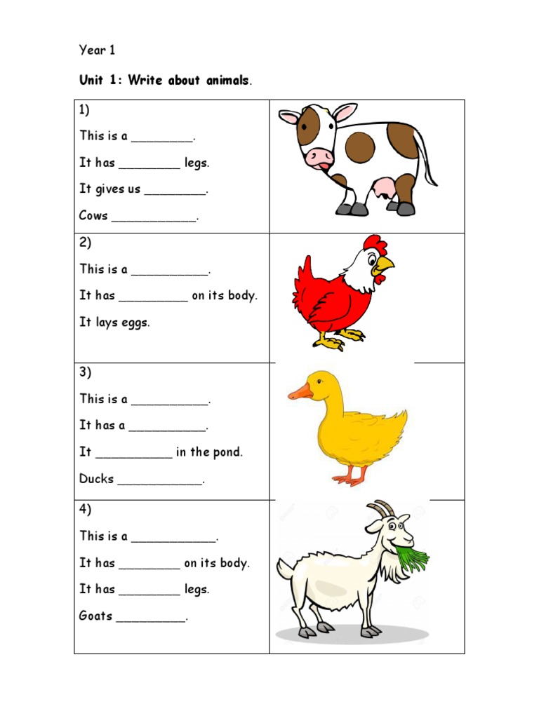 Year 1 Writing Activities Guide | PDF | Language Arts & Discipline