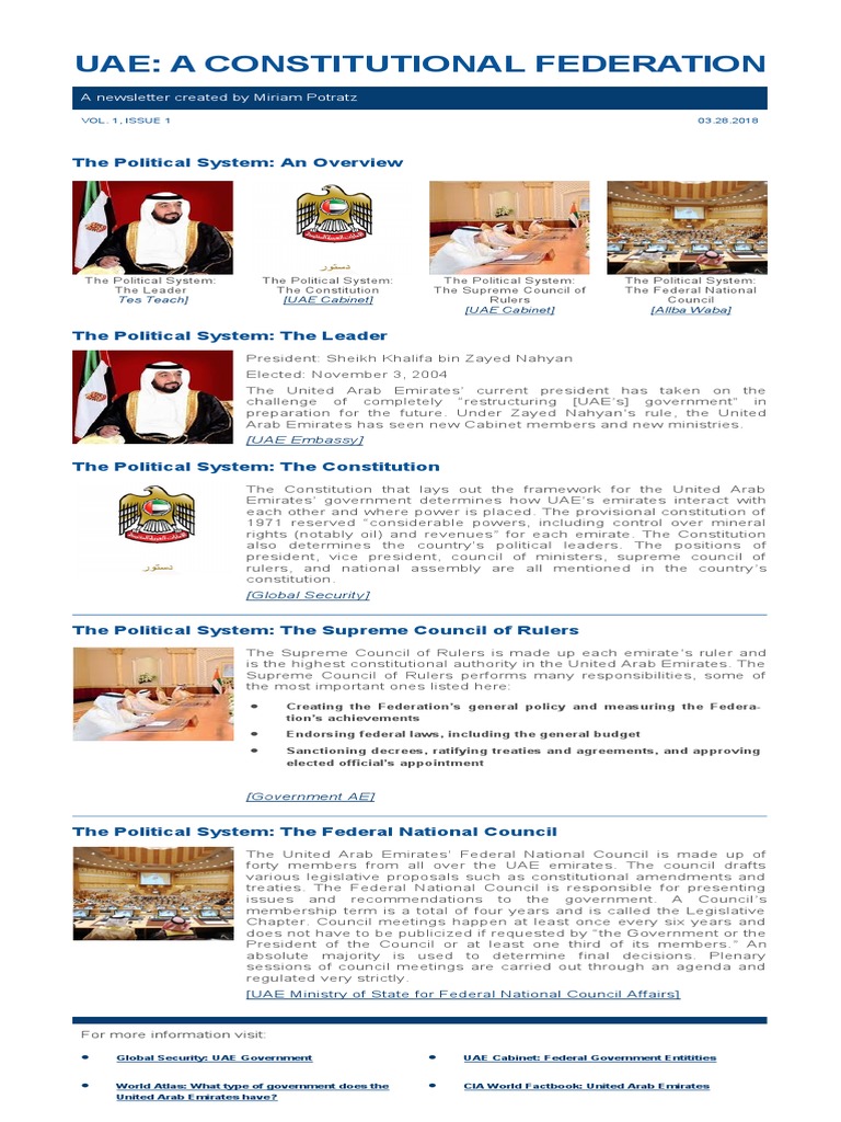 Government Newsletter | PDF | United Arab Emirates | Government Information