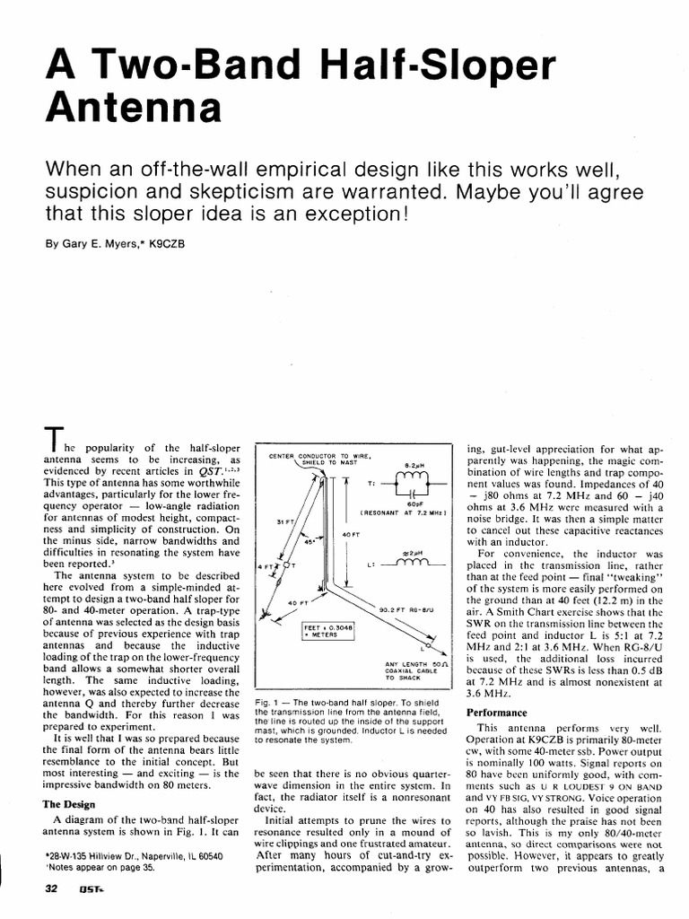 2 Band Half Sloper PDF | PDF