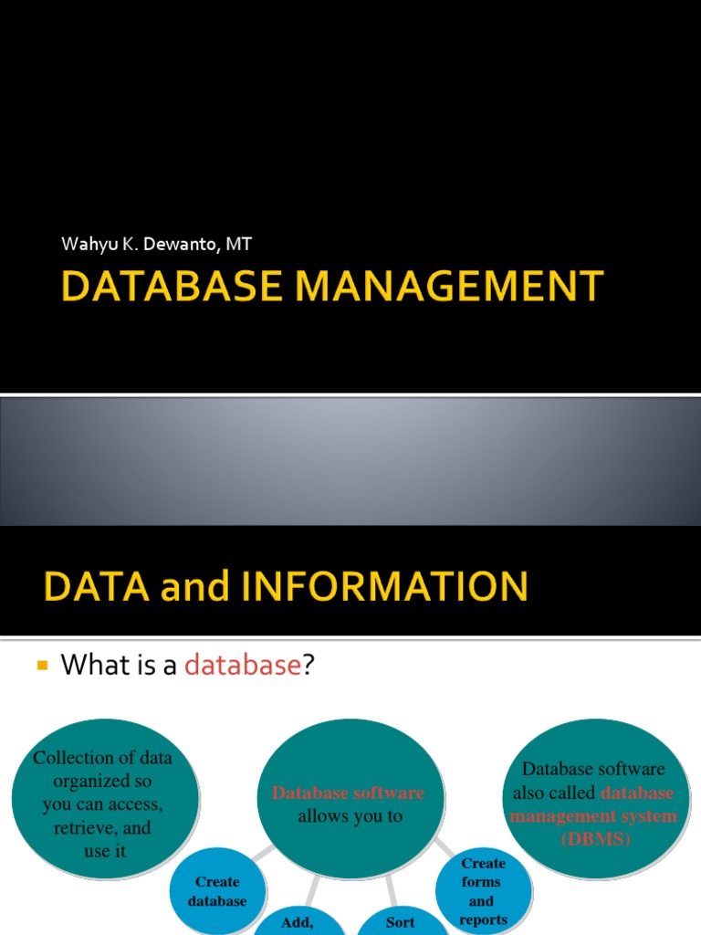 Database Management | Download Free PDF | Databases | Computer File