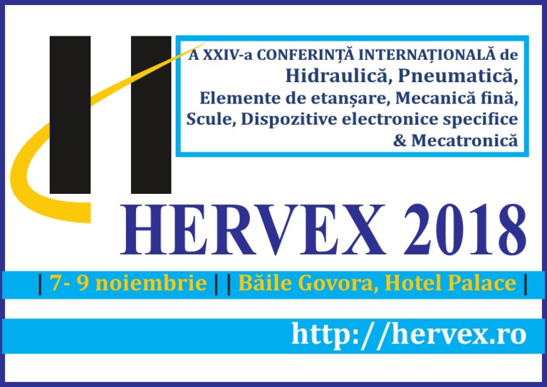 HERVEX 2018: Hidraulică și Mecatronică | PDF