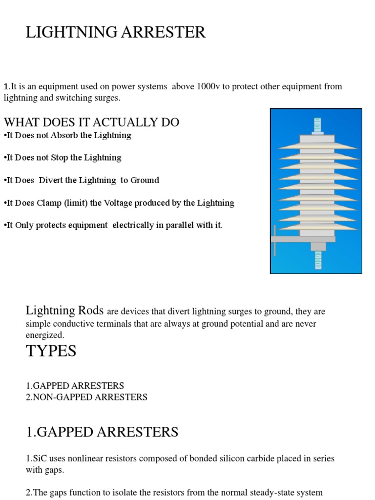Lightning Arrester | PDF | Electricity | Electrical Engineering