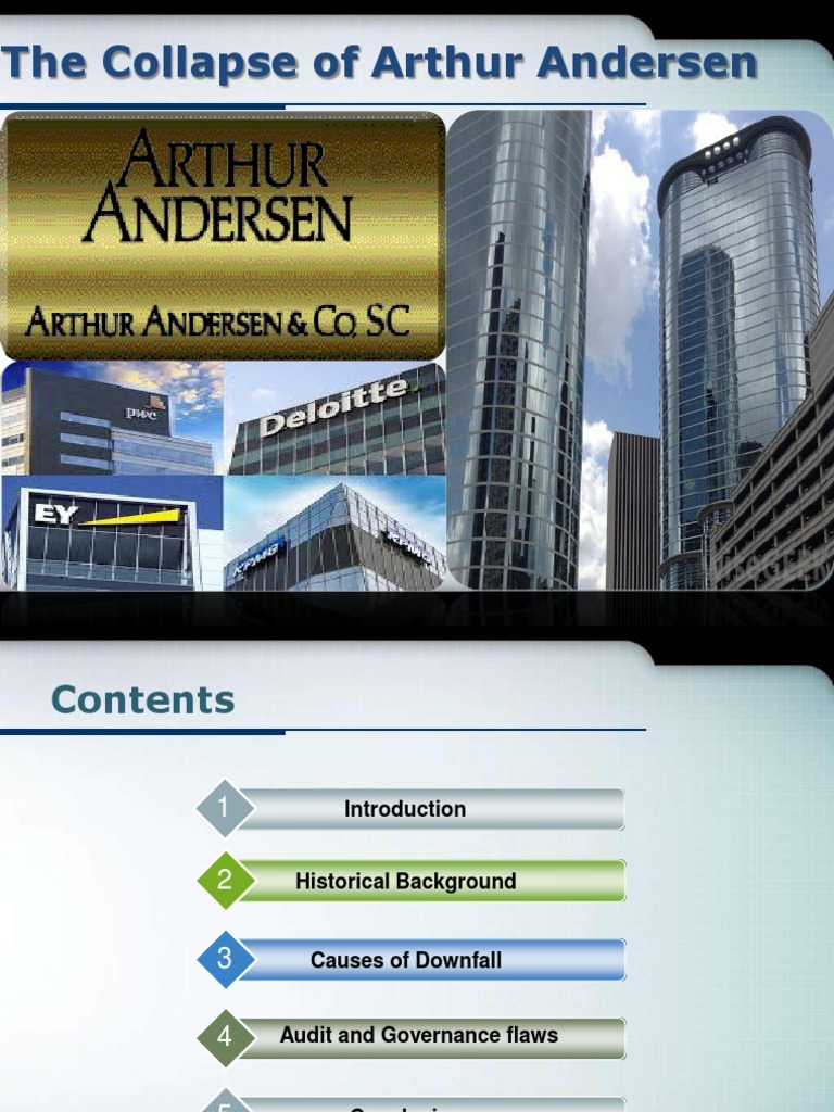 Arthur Andersen Collapse | PDF | Accounting | Companies