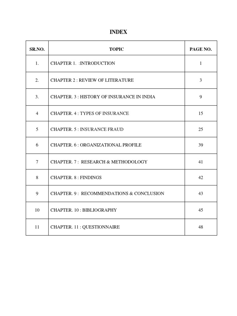 Index Sr No Topic Page No Pdf 