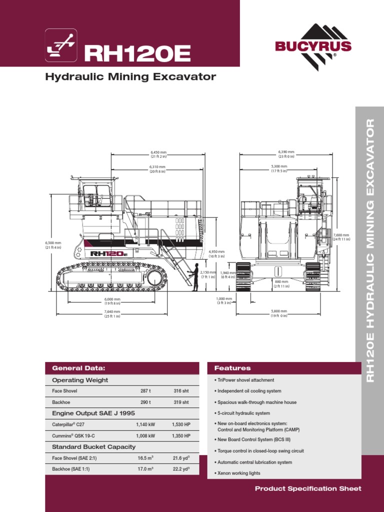RH 120 e | PDF | Horsepower | Diesel Engine