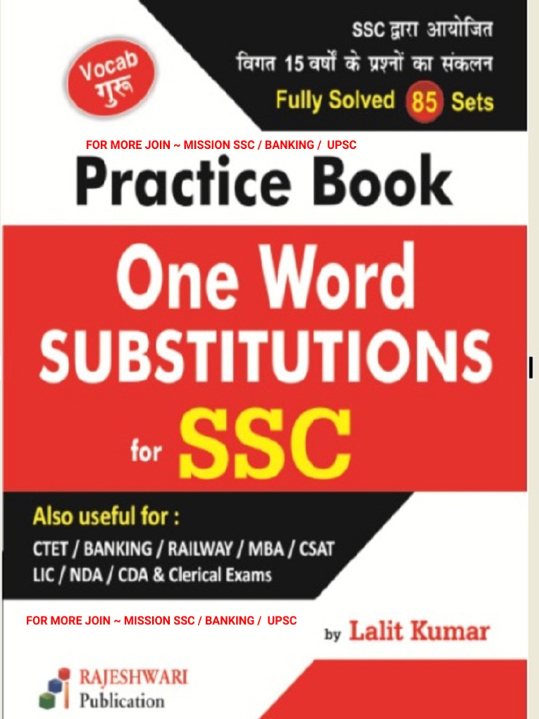 One Word Substitution | PDF
