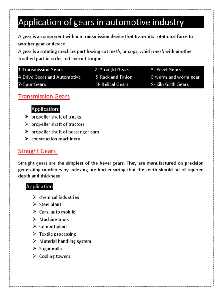 Gears Pdf Download Free Pdf Gear Transmission Mechanics