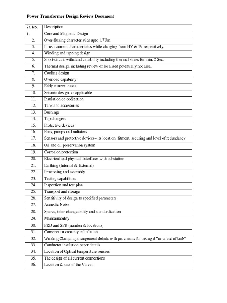 Power Transformer Design Review | PDF