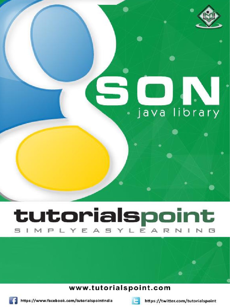 Gson Tutorial Pdf Java Programming Language Library Computing 6102