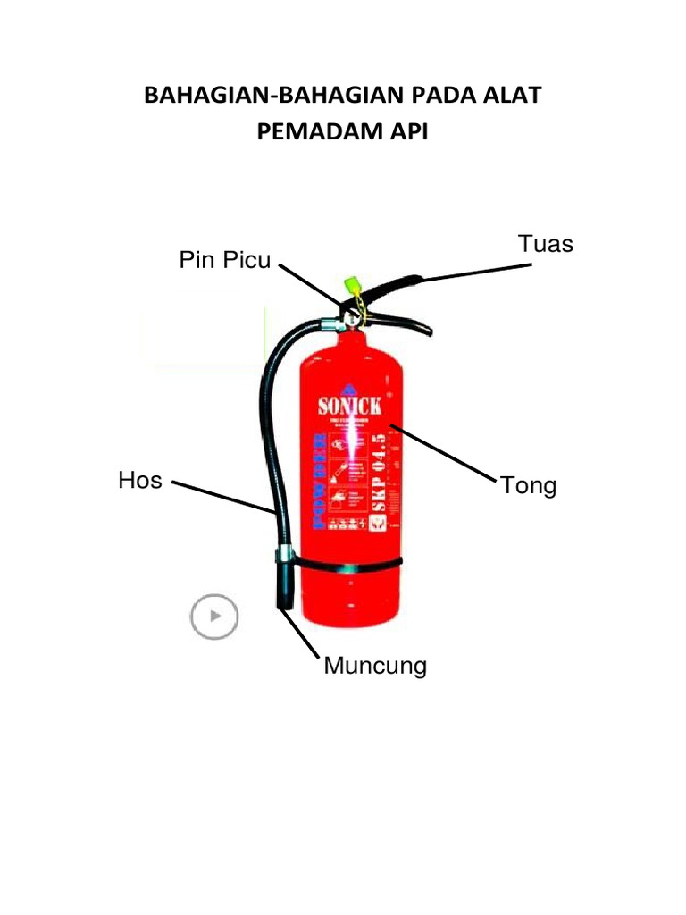 Bahagian Pada Alat Pemadam API | PDF