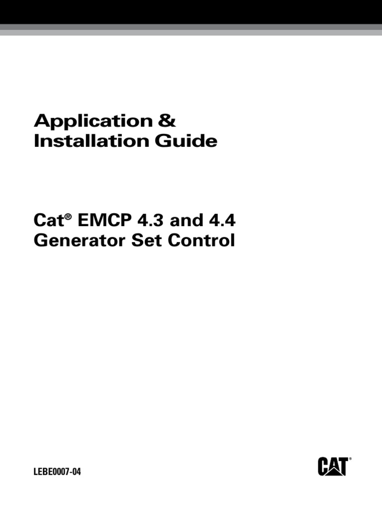 EMCP 4.3-4.4 Install and Application Guide | PDF | Electricity ...