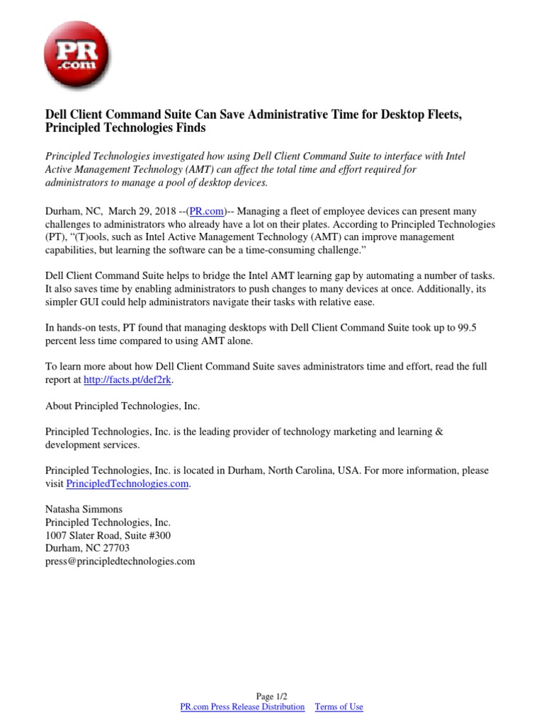 Dell Client Command Suite Can Save Administrative Time For Desktop ...