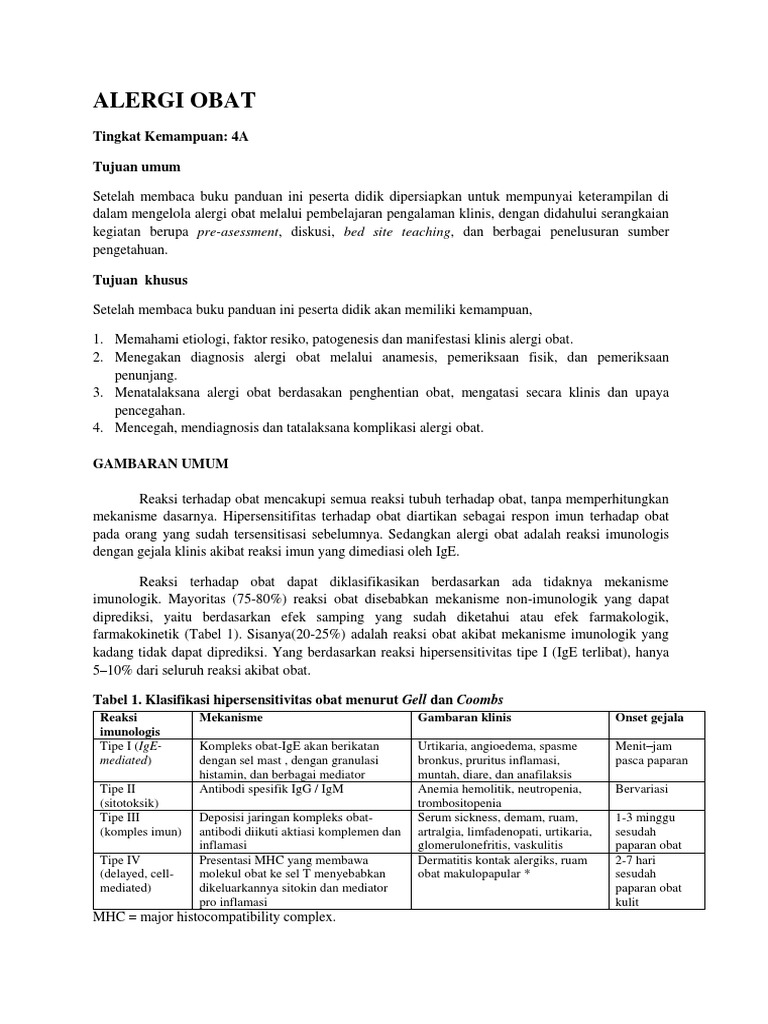 Alergi Obat | PDF