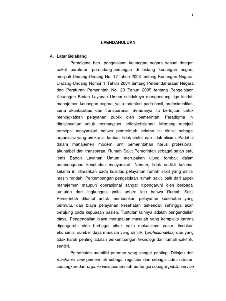 Analisis PSAK 45 di Rumah Sakit BLU | PDF | Bisnis | Pengelolaan ...