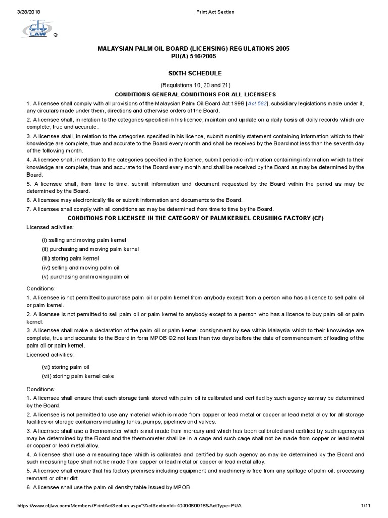 jadual 6 mpob | License | Surveying