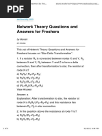 Solved and Practice Problems: Superposition Theorem | PDF | Science & Mathematics