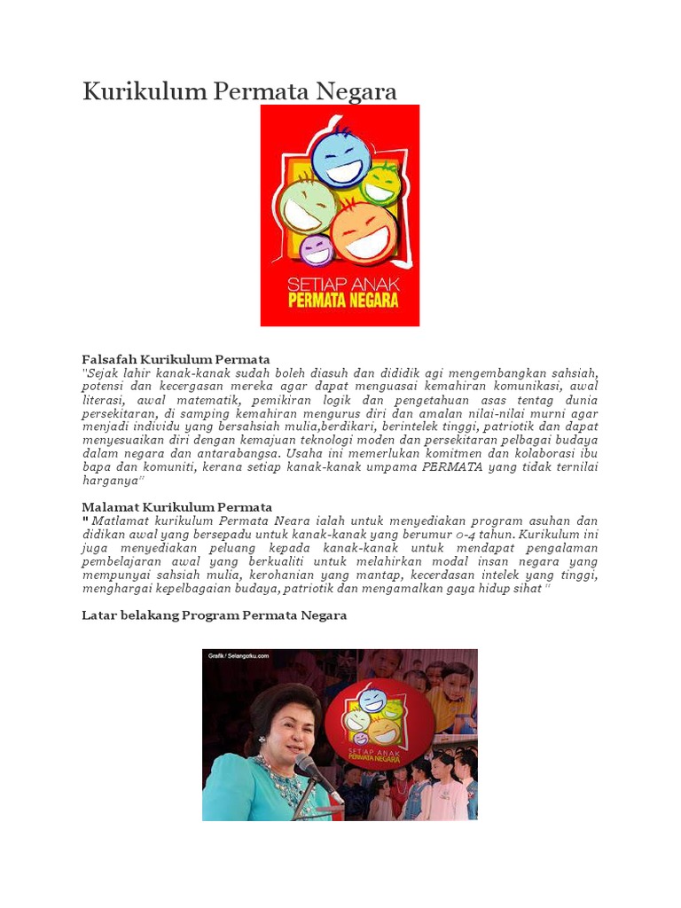 Kurikulum Permata Negara | PDF