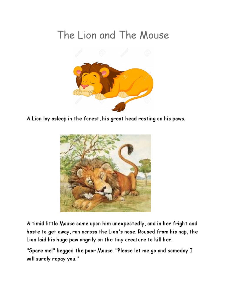 The Lion and The Mouse | PDF
