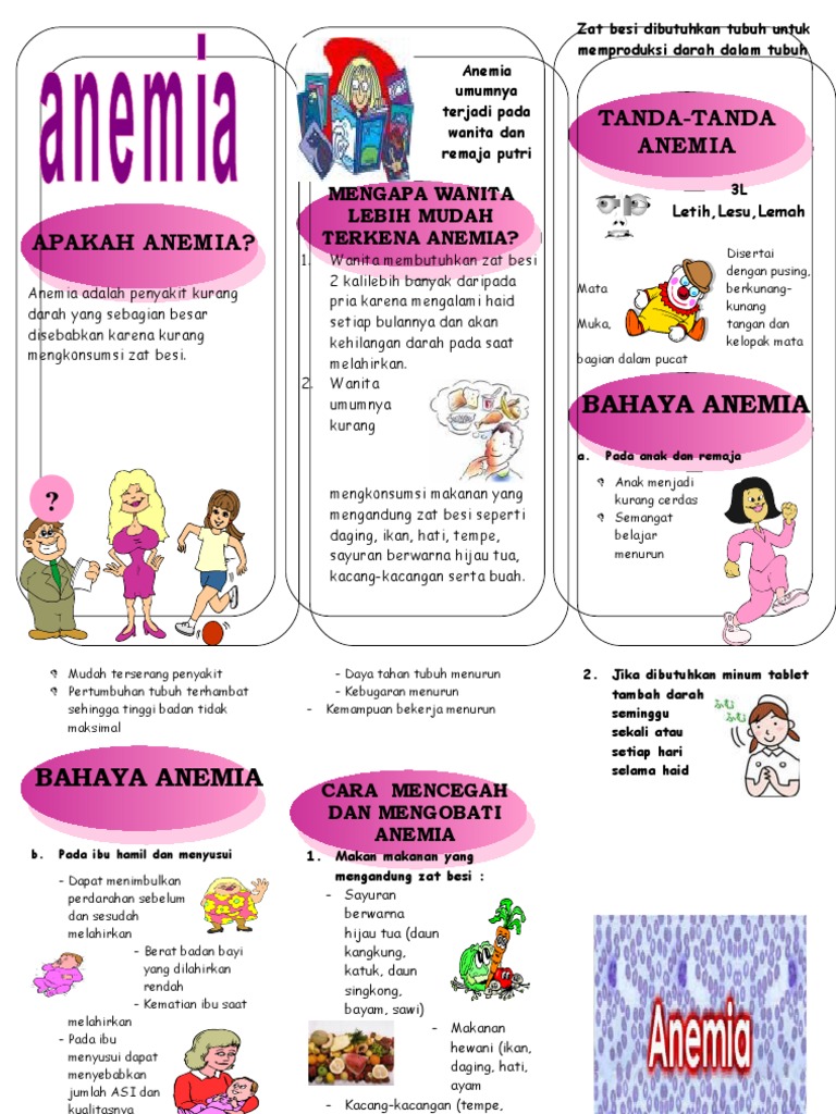 Leaflet Anemia 2-1 | PDF
