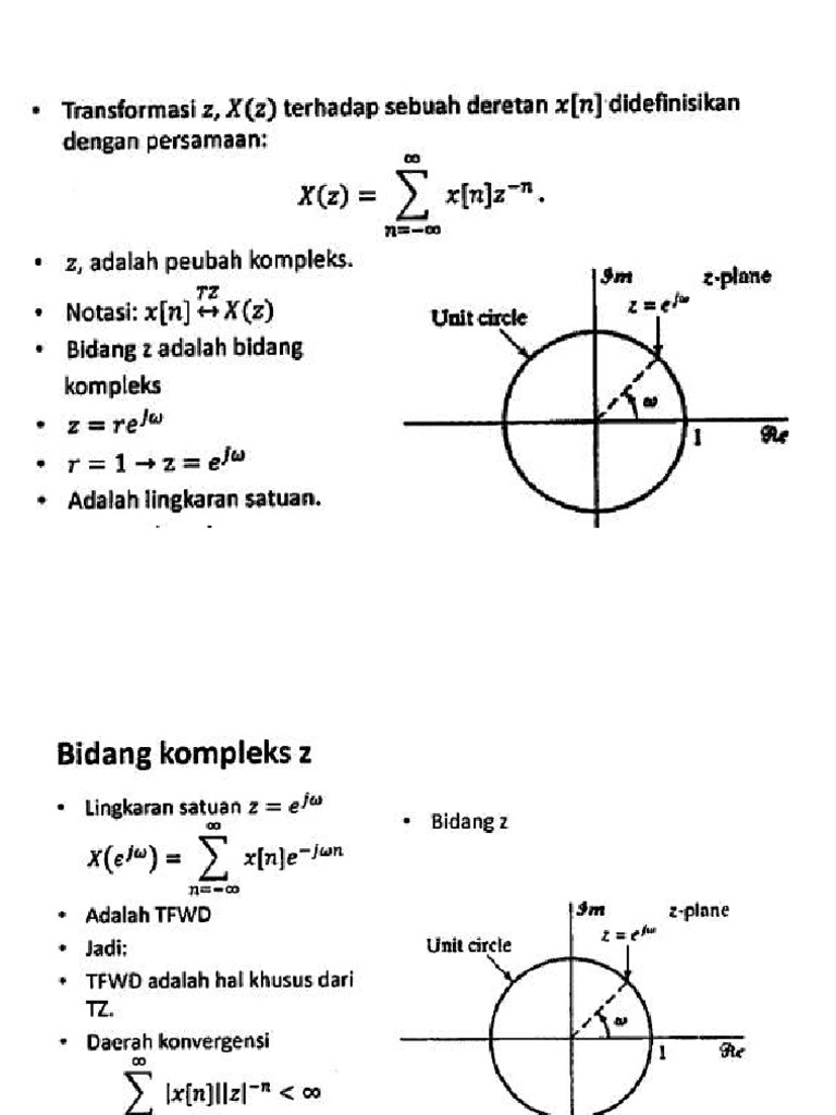 PSD BAB 3 Transformasi Z | PDF