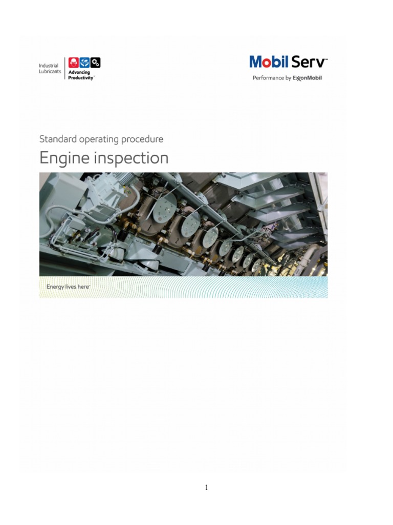 Engine Inspection SOP | PDF | Piston | Engines