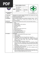 Sop Perawatan Tali Pusat | PDF