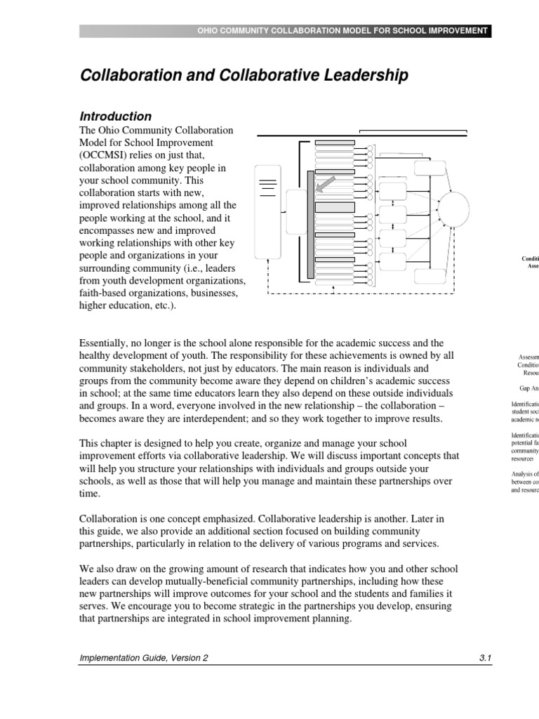 Collaboration and Collaborative Leadership PDF | PDF | Leadership ...