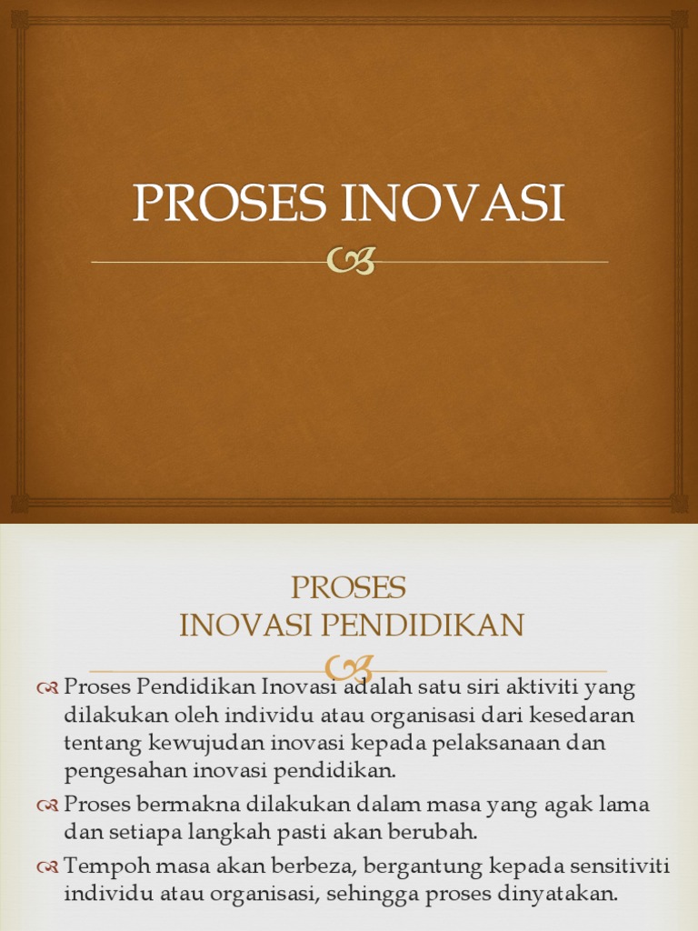 Proses Inovasi | PDF