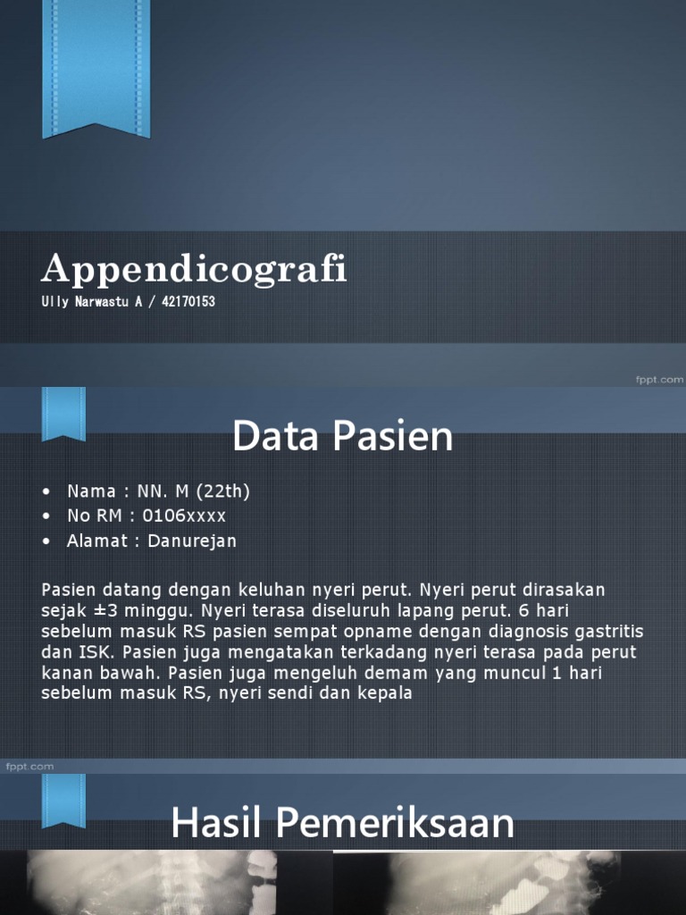 Appendicogram | PDF