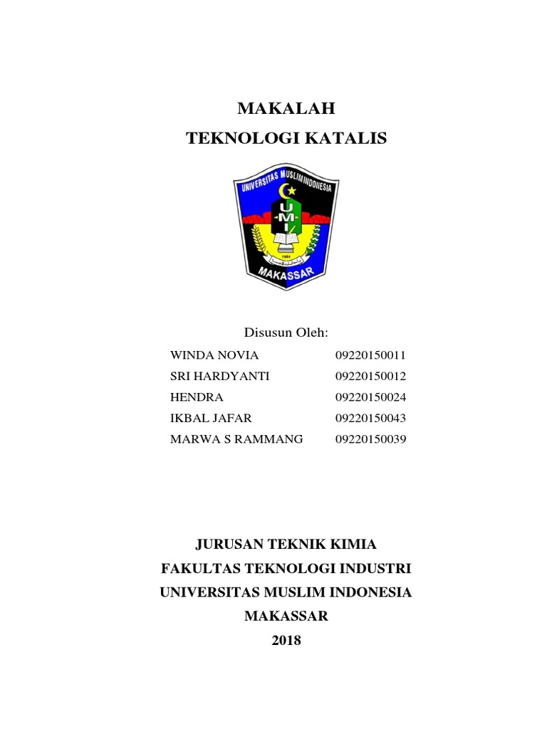 Metode Katalis | PDF | Sains & Matematika