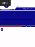Dept - Statistics IPB University PPT Guidelines | PDF | Computing