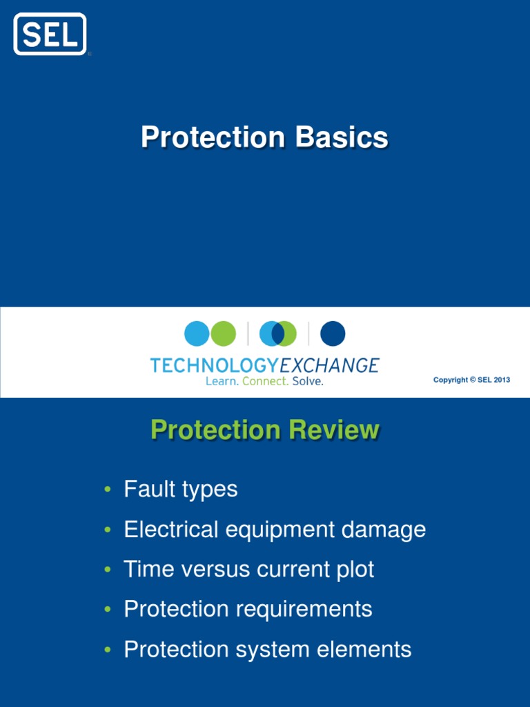 Protection Basics by SEL Nov 18 19 | PDF | Relay | Electric Power System