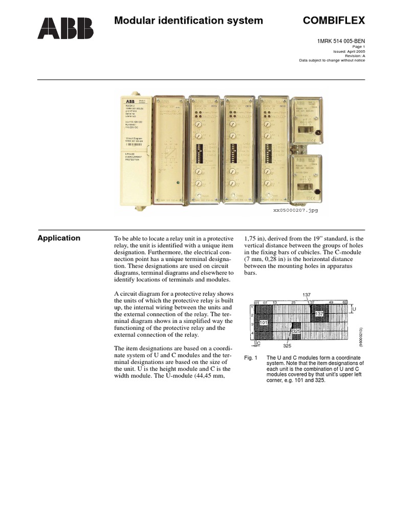 Protective Relay Identification Guide | PDF | Modularity | Relay