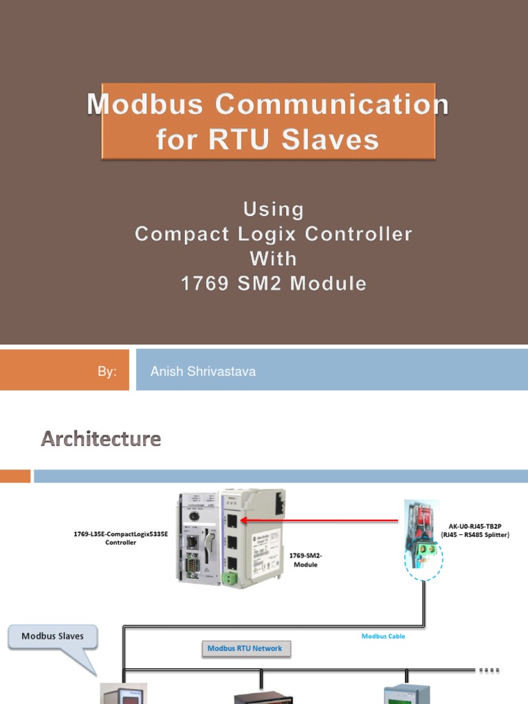 Modbus Using CompactLogix 1769 SM2 | PDF | Bit | Telecommunications