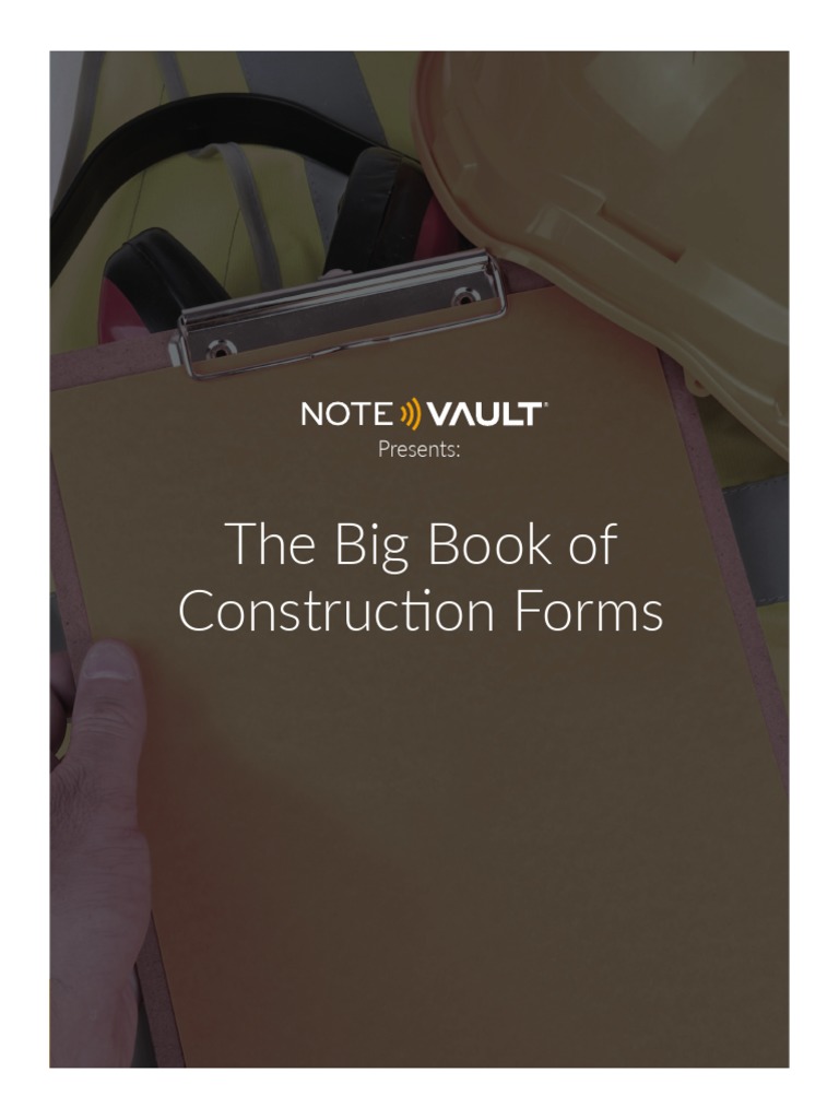 NoteVault Ebook Series - The Big Book of Construction Forms | PDF ...