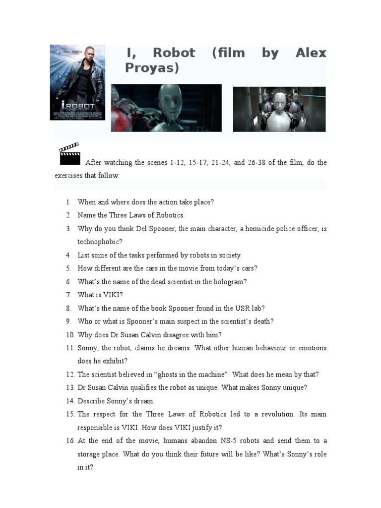IRobot Worksheet | PDF