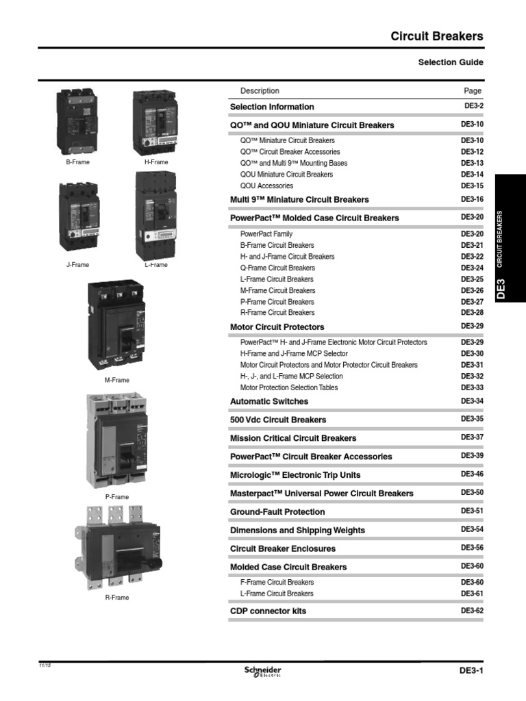 Schneider MPCB | PDF | Equipment | Electrical Equipment