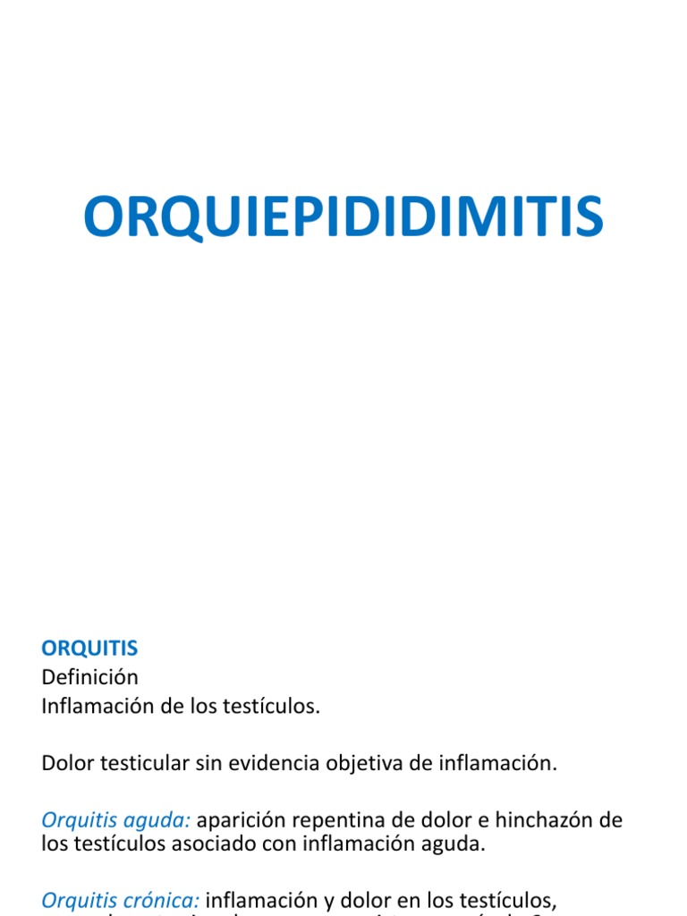 ORQUIEPIDIDIMITIS | PDF | Medicina | Inmunología