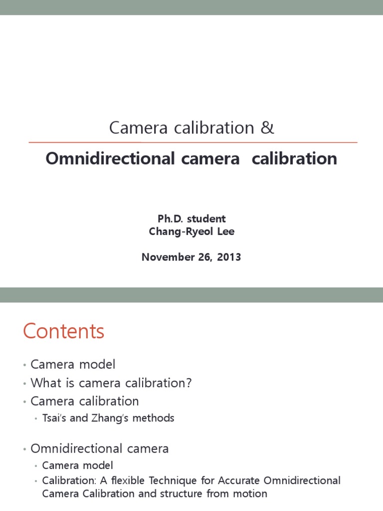14.camera Calibration | PDF | Optics | Mathematical Analysis