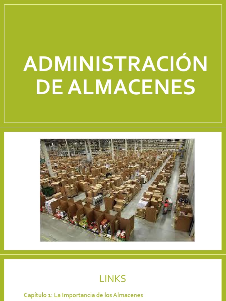 Administración de Almacenes | PDF
