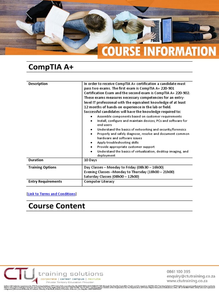 CompTIA A+ | PDF | Operating System | Personal Computers