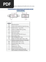 Tablas de Roscas Metricas y Whitworth PDF | PDF | Madera | Mecanizado