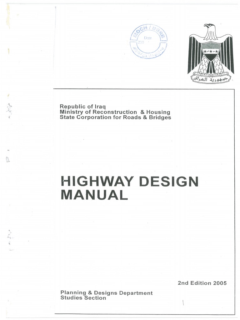 Highway Design Manual Second Edition | PDF