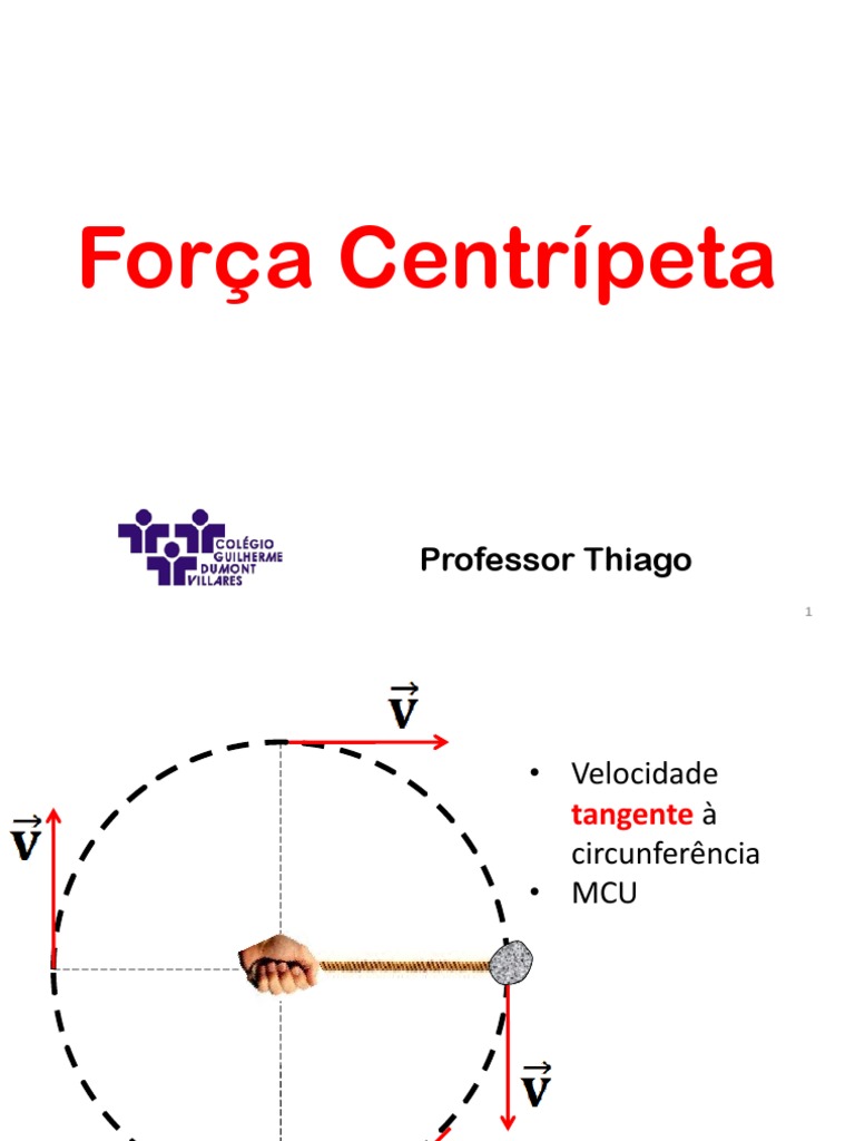 1°ano_Força Centrípeta.pptx | Pêndulo | Massa
