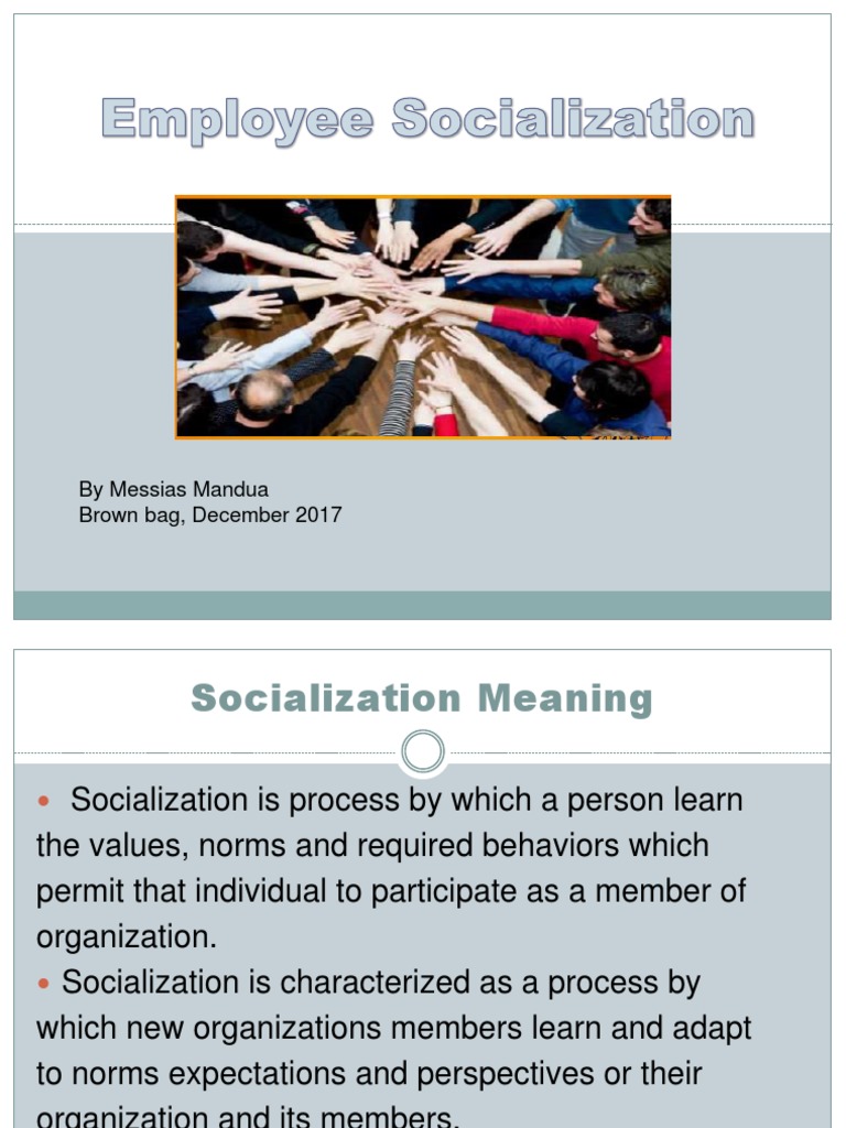 Employee Socialization | PDF | Socialization | Norm (Social)